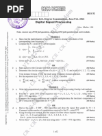 VTU Exam Question Paper With Solution of 18EE63 Digital Signal ...