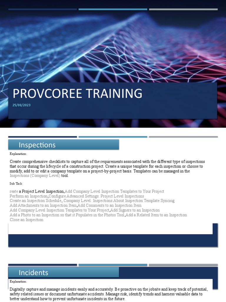 Prooccore Traınıng5 | PDF | Specification (Technical Standard) | Computer File