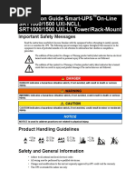 APC SRT3000 Installation Guide | PDF | Mains Electricity | Icon (Computing)