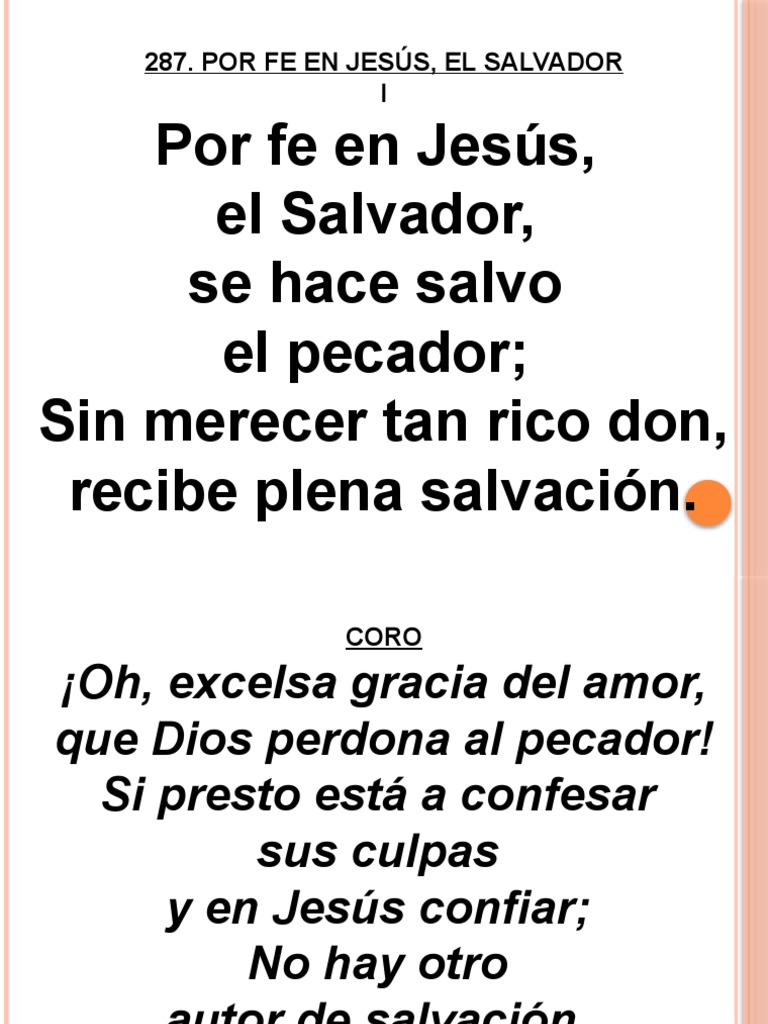 Por Fe en Jesús, El Salvador | PDF
