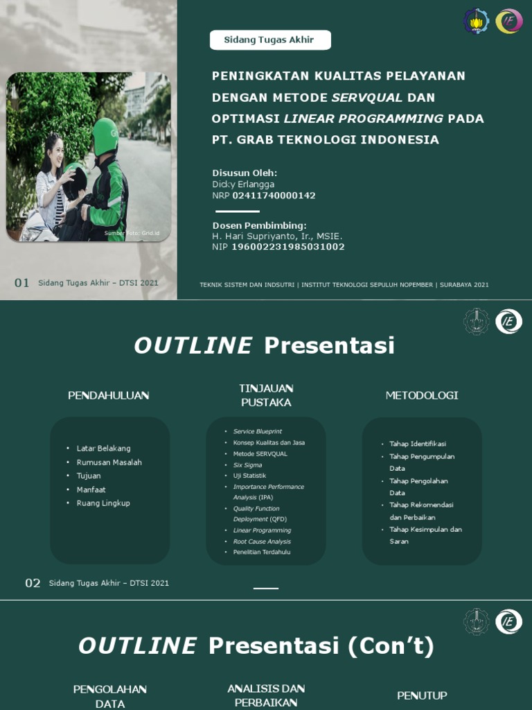 PPT Sidang Tugas Akhir - Dicky Erlangga - 02411740000142 | PDF