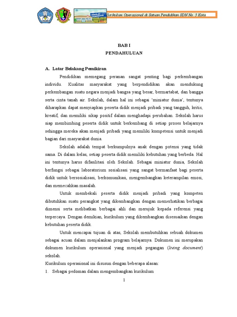 Kosp SDN 5 Kota Barat Kota Gorontalo | PDF