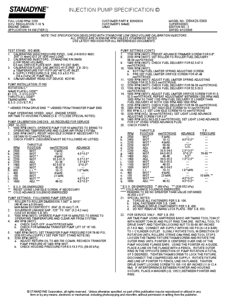 CALIBRE | PDF | Pump | Throttle