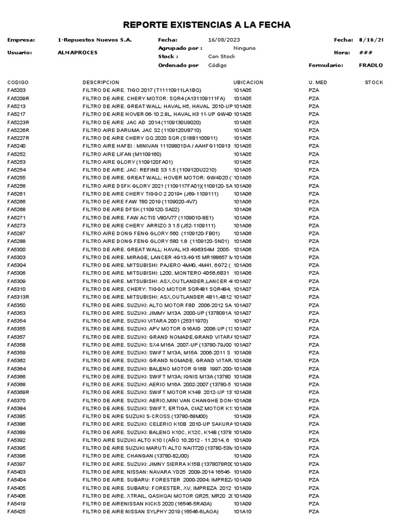 Redfil 101010101 | PDF