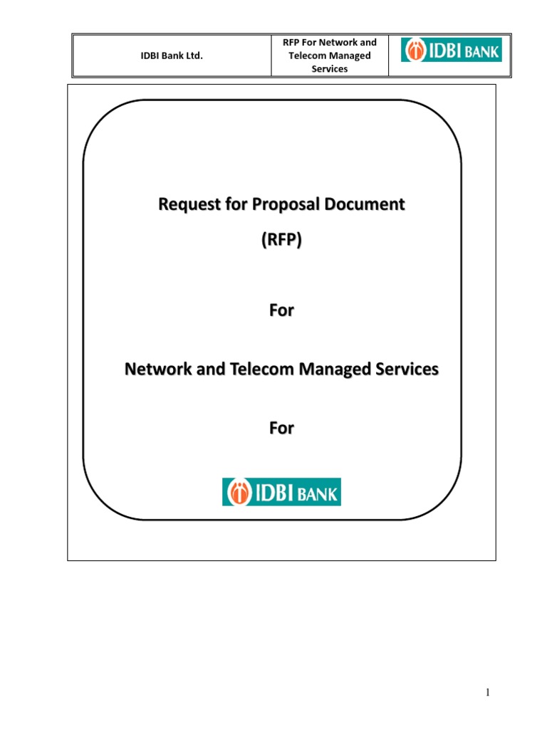RFP For Network Telecom Managed Services | PDF | Request For Proposal ...