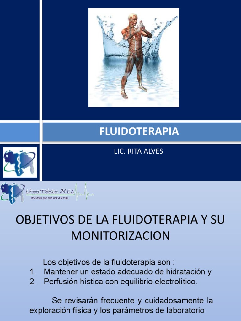 Objetivos y Tipos de Fluidoterapia | PDF | Sodio | Electrólito