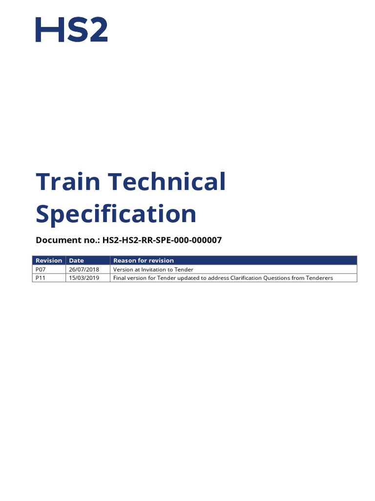 Hs2-Hs2-Rr-spe-000-000007 p11 Tts Main Body External | PDF