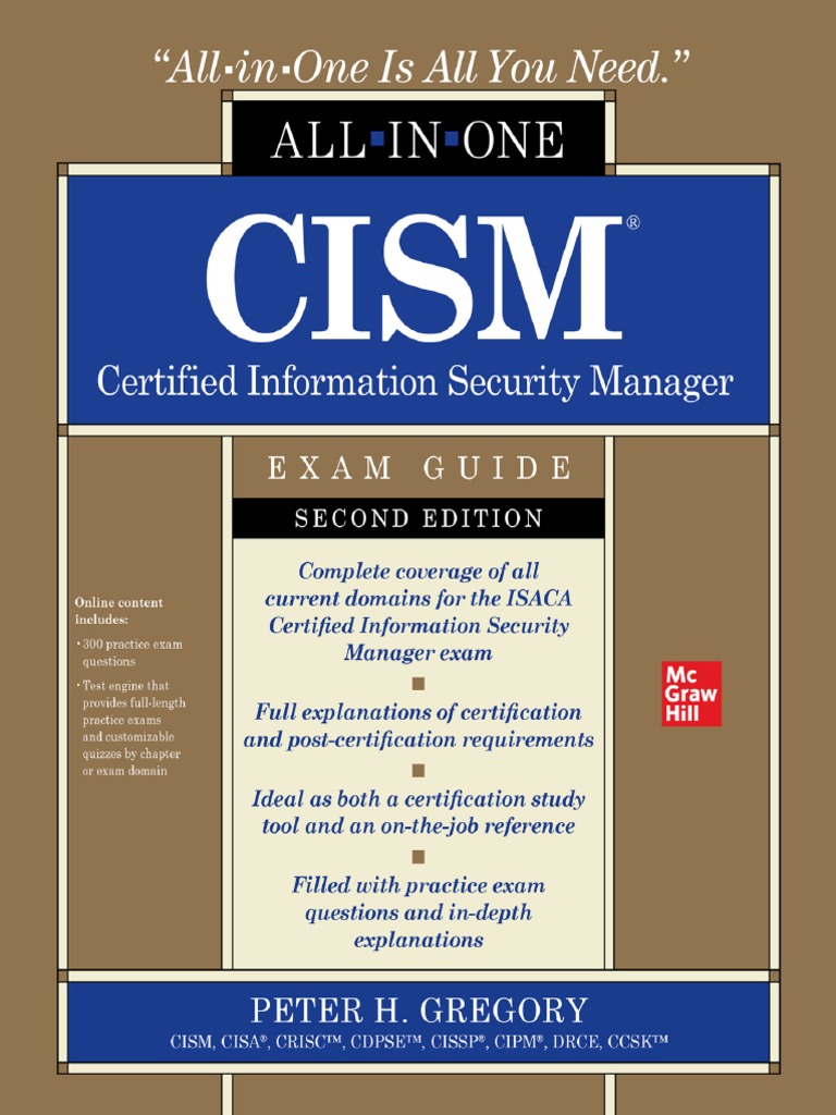 CISM Certified Information Security Manager All in One Exam Guide Second Edition 2nd Edition ...