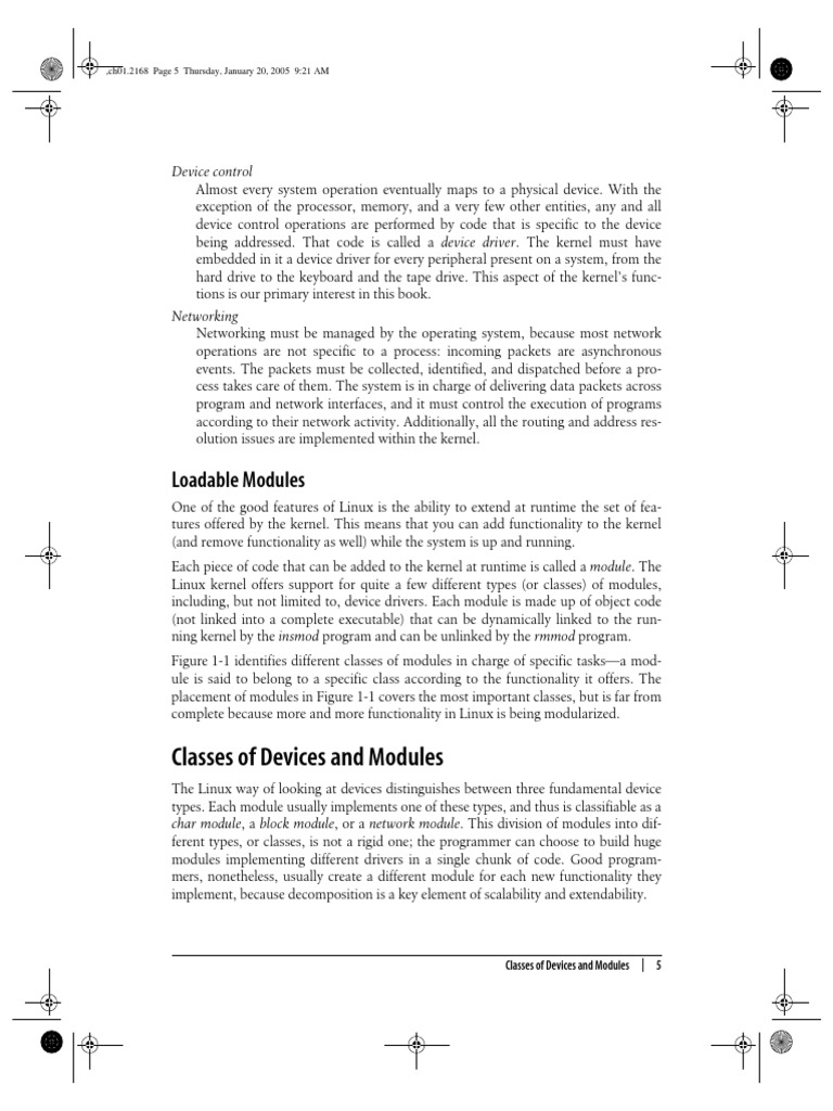 ch01 5 | PDF | Device Driver | Modular Programming