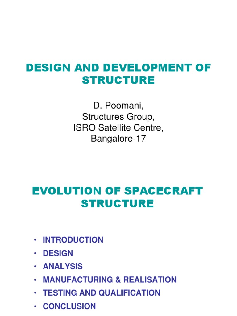 Design Development Structure Poomani Presentation | PDF | Strength Of ...