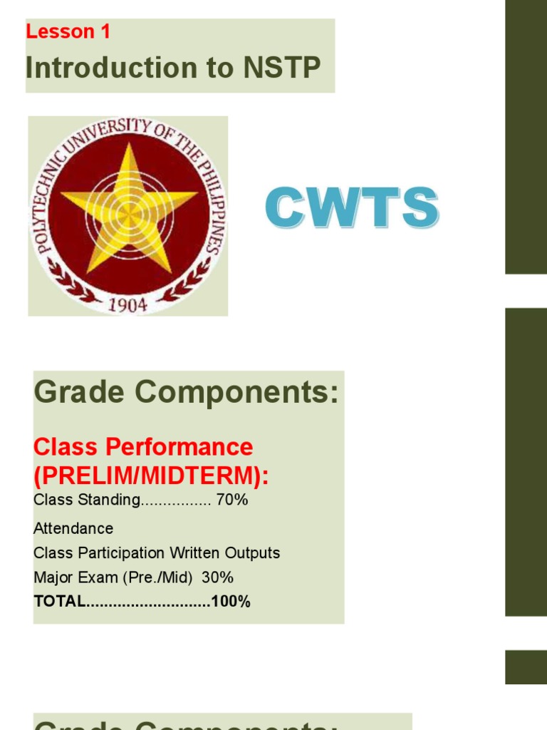 NSTP1 Lecture 1 | PDF