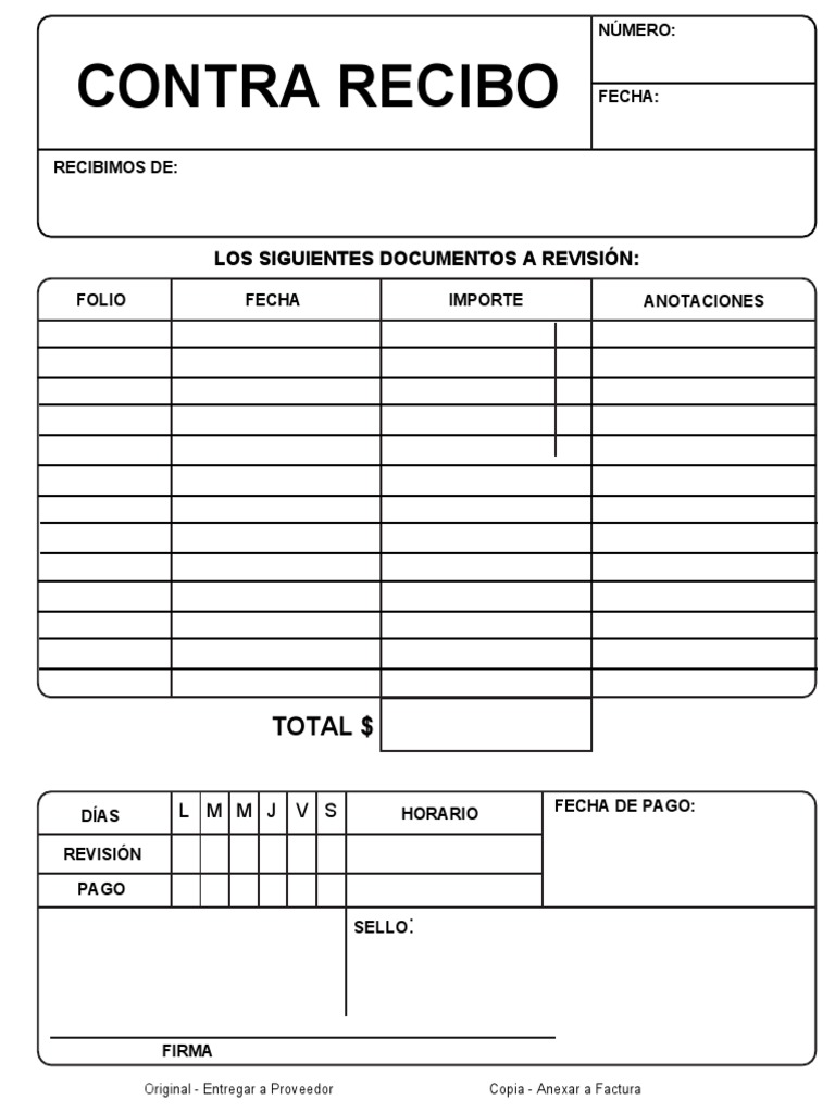 Contra Recibo | PDF