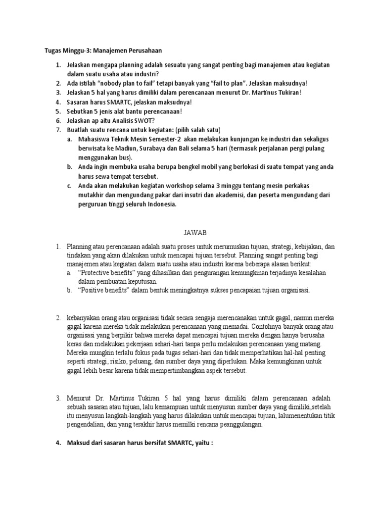2-Tugas-4-Fungsi Planning (Haikal Abdullah Qasthalani) ME-2B | PDF