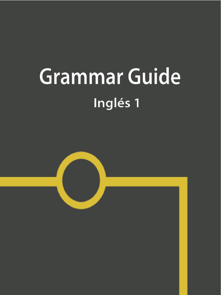 Grammar Guide English 1 | PDF