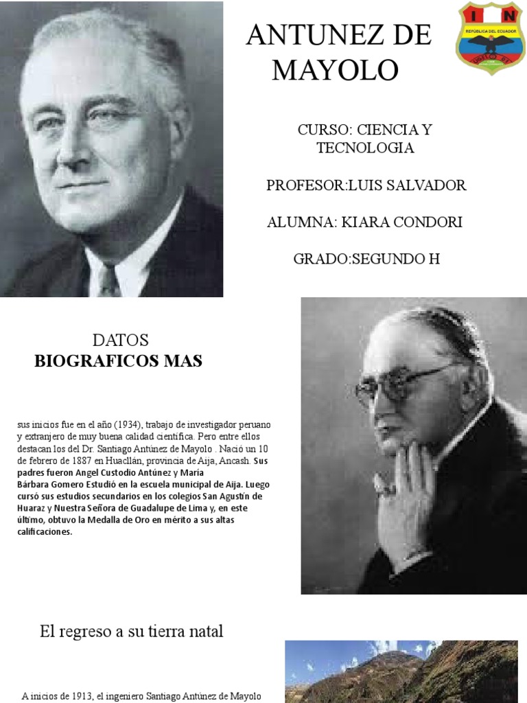 Santiago Antunez de Mayolo | PDF