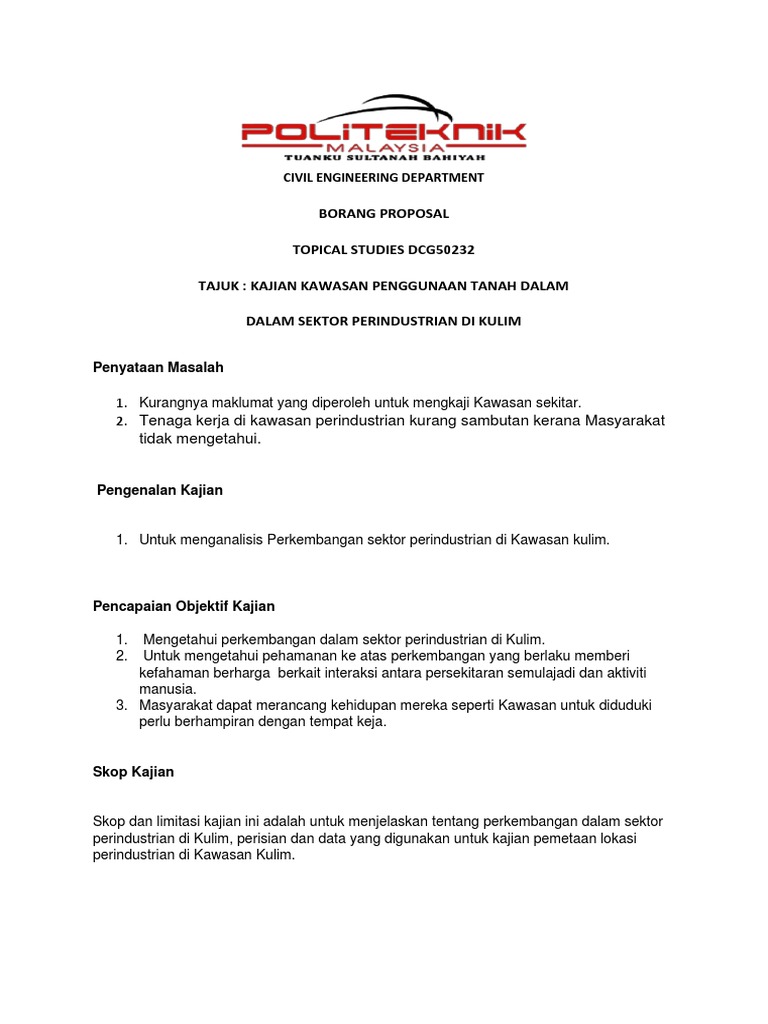 Proposal Amirul Farid | PDF
