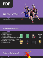Badminton Rules and Mechanics | PDF