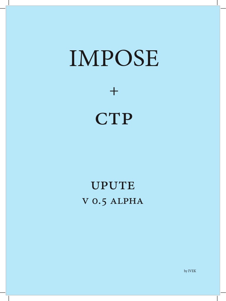 Impose Upute v052 | PDF