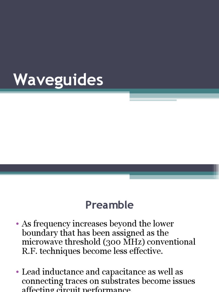 Wave Guides | PDF | Science & Mathematics