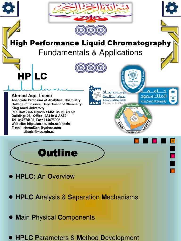 HPLC Fundamentals Applications | PDF | Chromatography | High ...