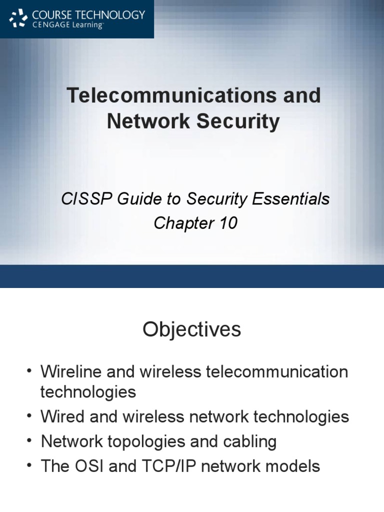 Telecommunications and Network Security: CISSP Guide To Security ...