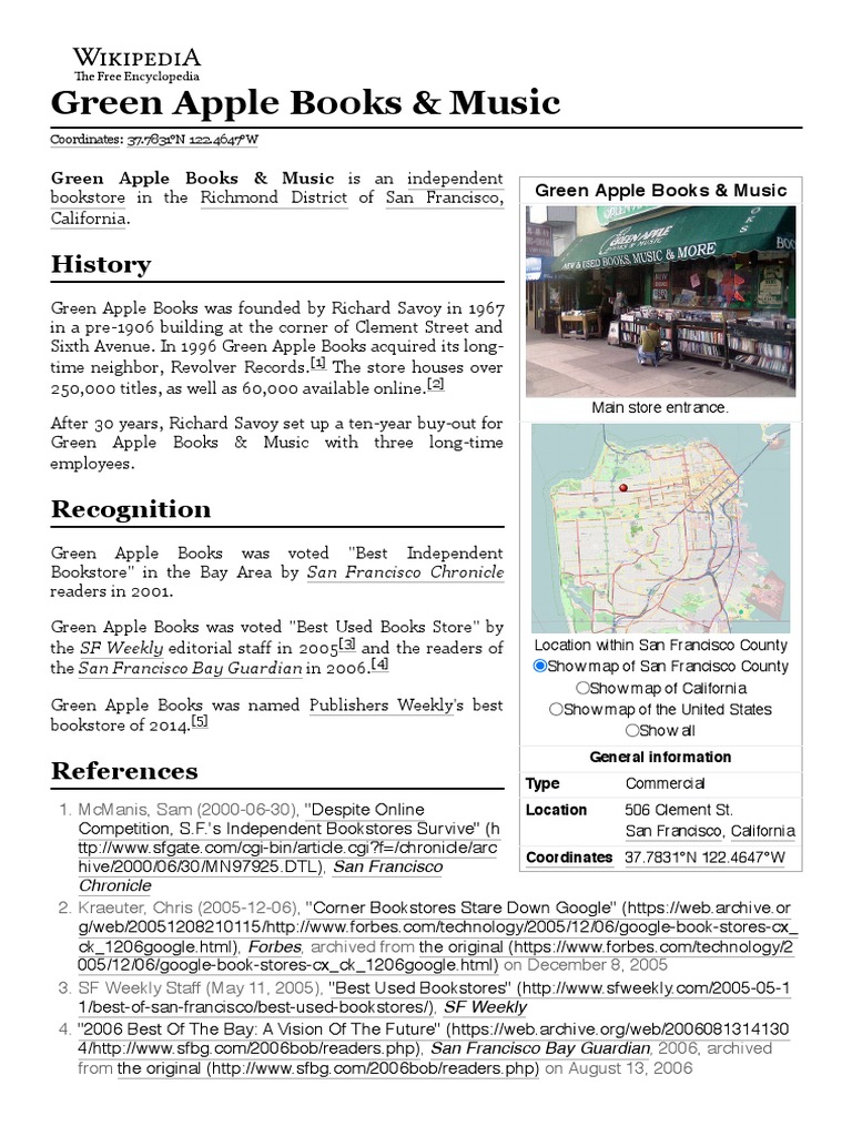 Green Apple Books & Music | PDF