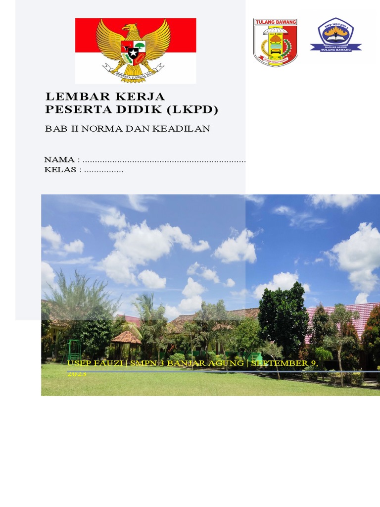 LKPD Norma dan Keadilan SMPN 3 | PDF