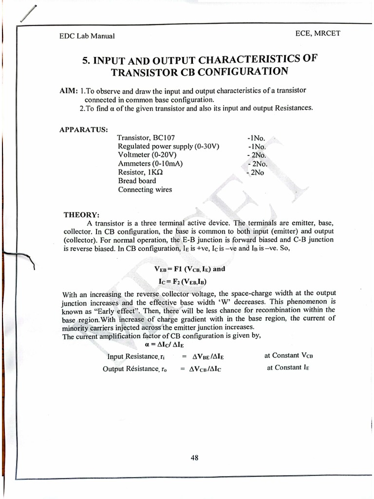 EEE Experiment 6 | PDF