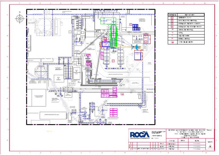 Layout Instalacion de Faena Areas de Acopio y Trabajo | PDF | Procesos industriales | Sector ...