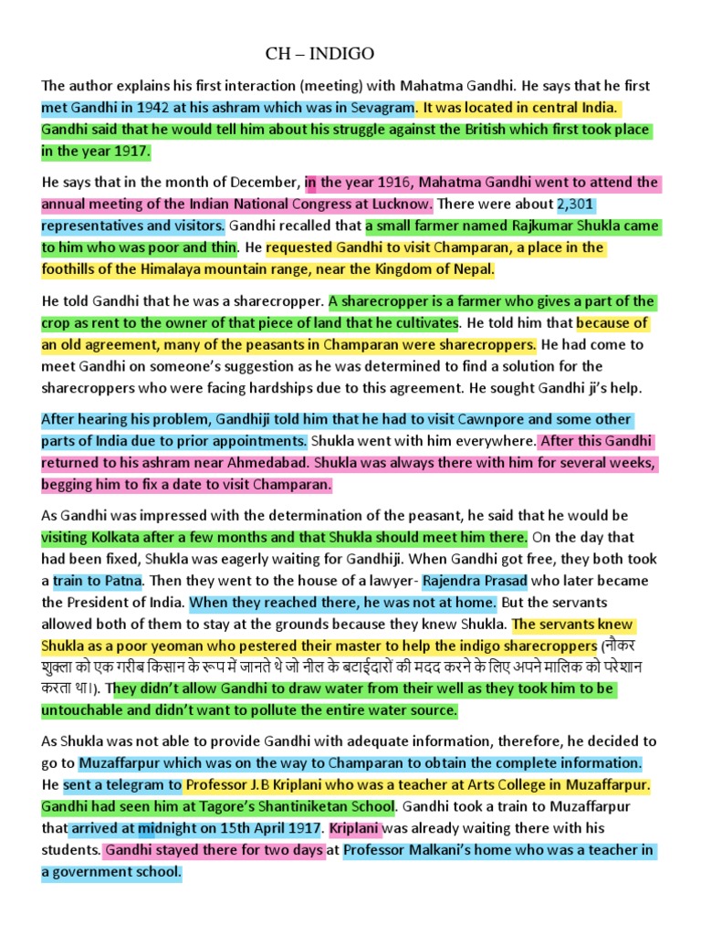 INDIGO | PDF | Mahatma Gandhi