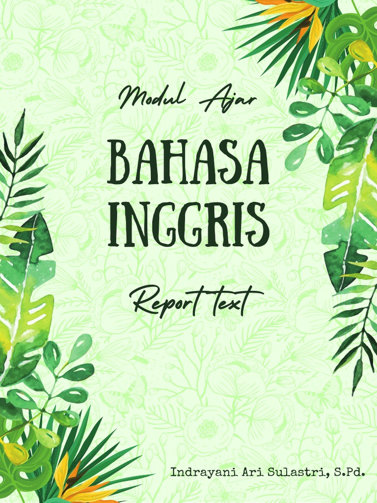 Modul Ajar Report Text (1) - Compressed | PDF