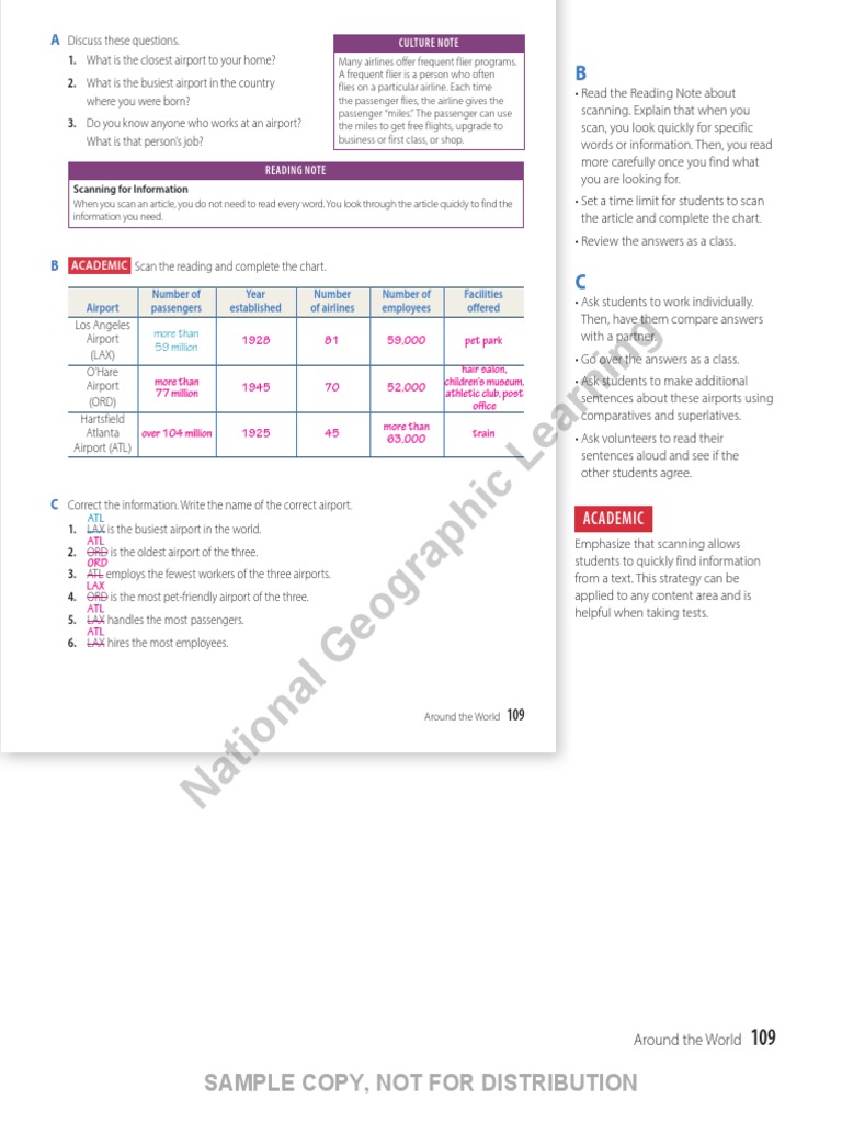 EnglishInAction3 Keyword Unit7 | PDF | Aviation