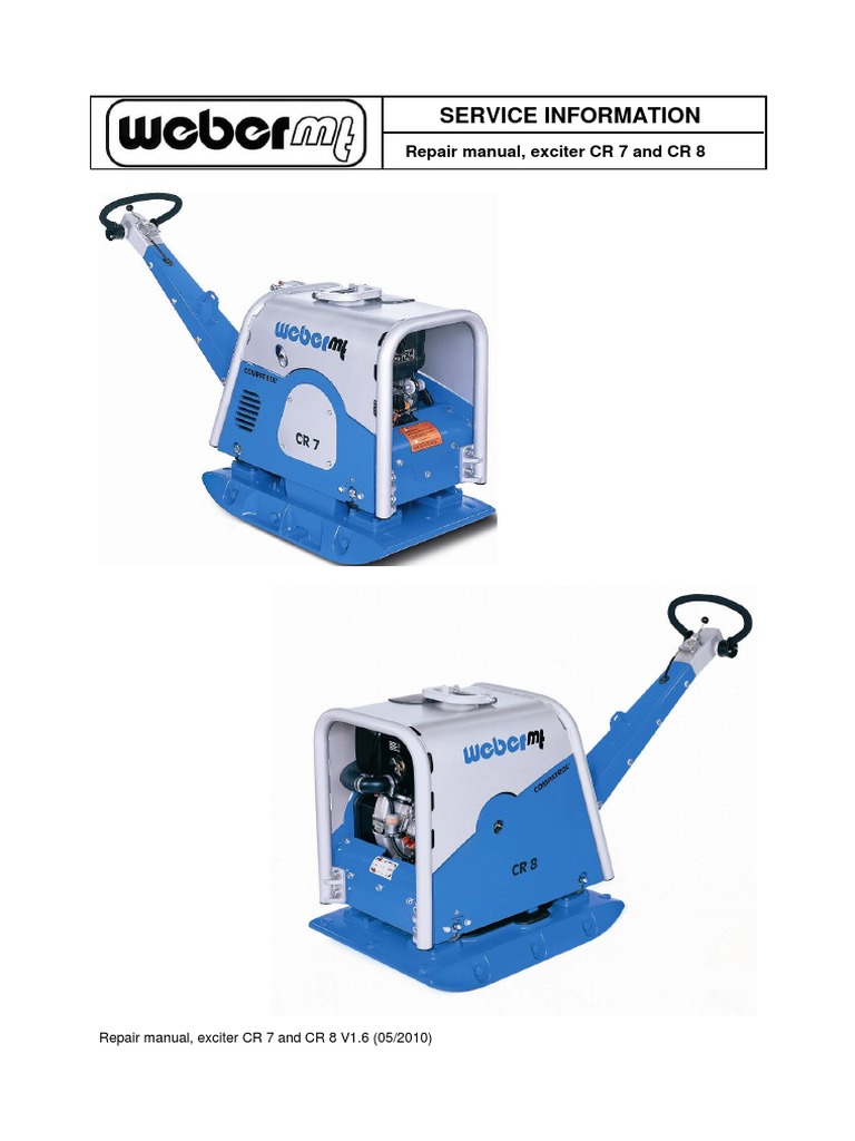 18 Repair Manual CR 7 CR 8 V1-6 | PDF