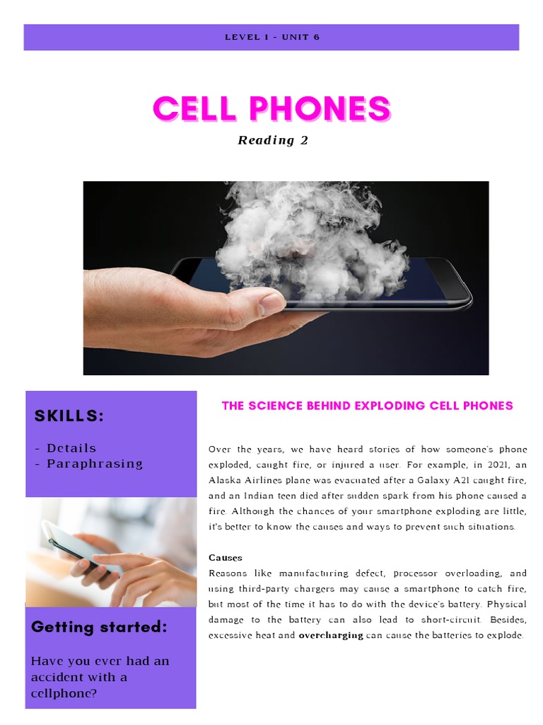 Unit 6, Reading 2 | PDF | Fires | Smartphone