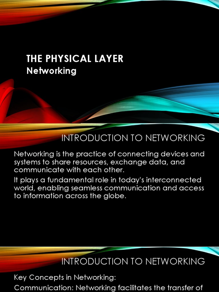 Lecture 4 - Physical Layer - Networking 1 | PDF | Computer Network ... Lecture 4 - Physical Layer - Networking 1 | PDF | Computer Network ...