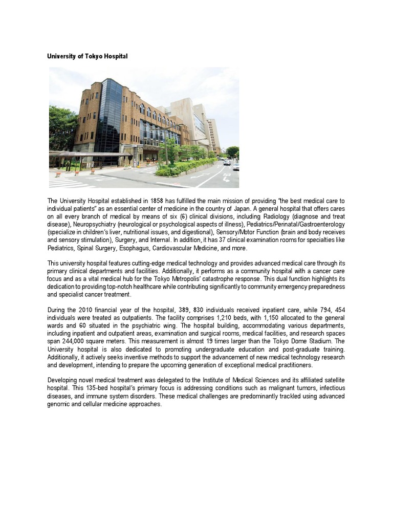 Case Study (Hospital) | PDF | Hematopoietic Stem Cell Transplantation ...