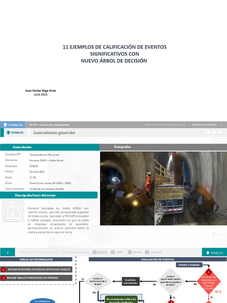 Ejemplos de Calificación Eventos Significativos | PDF | Chile