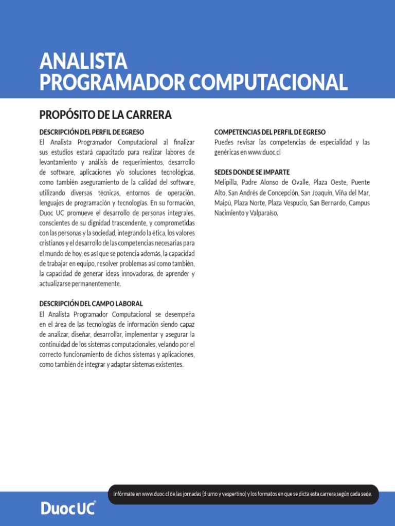 5 Analista Programador | PDF | Software | Programación de computadoras