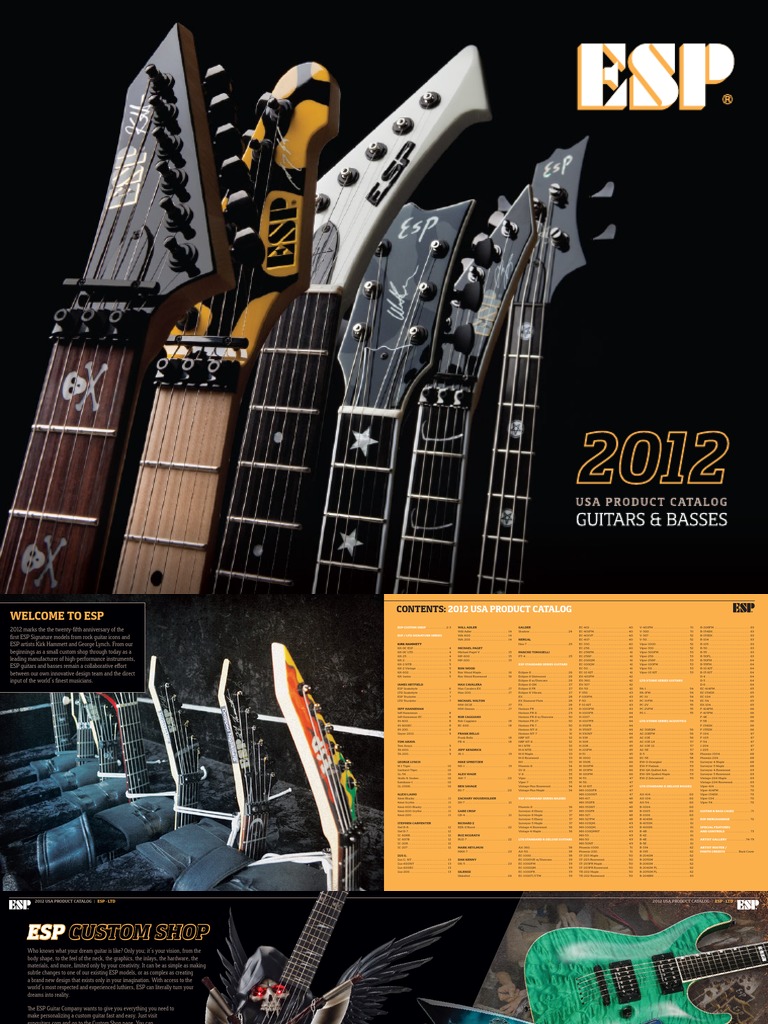 Esp Usacatalog 2012 | PDF | Music Technology | Necked Lutes