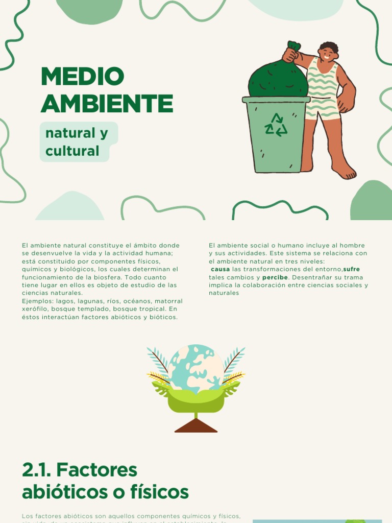 Medio Ambiente Natural y Cultural | PDF | Entorno natural | Agua