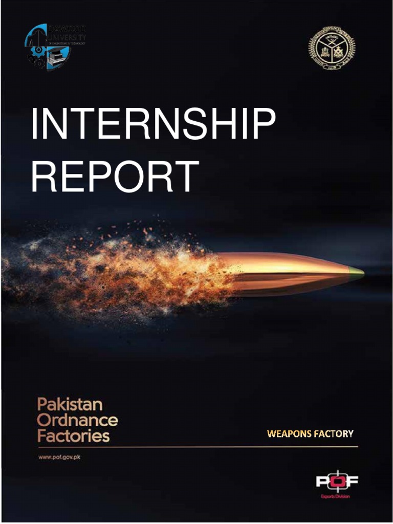 Internship Report Pakistan Ordinance Factory 1648923389 | PDF | Sheet ...