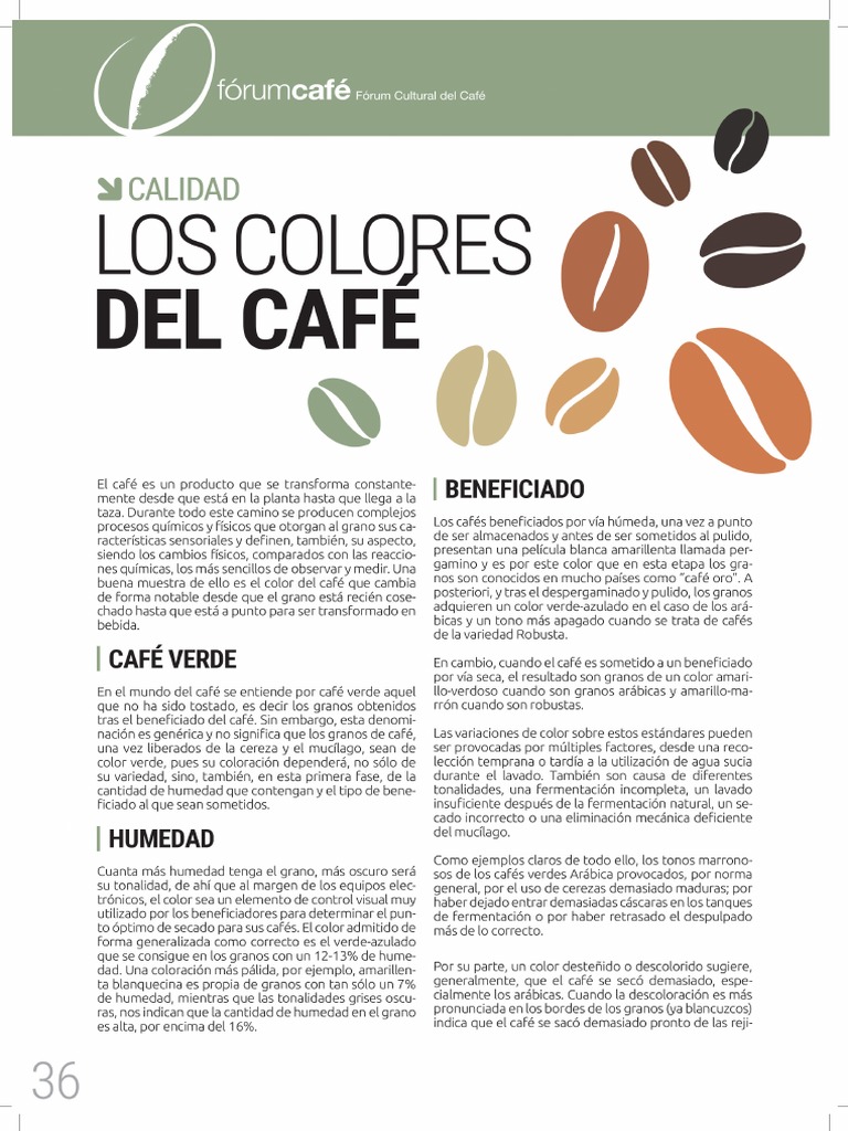 Colores Del Cafe | PDF