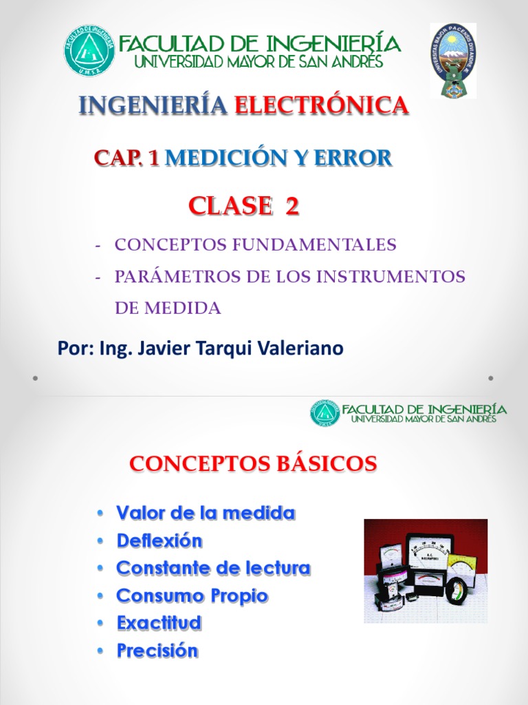 Clase 2 - Conceptos y Caracteristicas | PDF | Exactitud y precisión ...