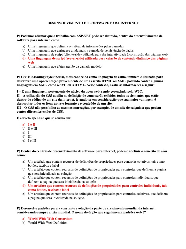 Compilado De Desenvolvimento De Software Para Internet V2 1 30 11 22