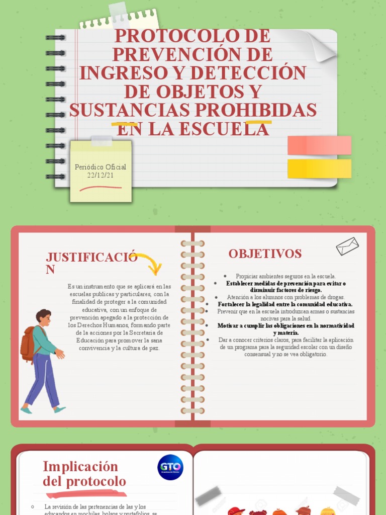 Protocolo de Prevención de Ingreso y Detección de Objetos y Sustancias EXPO | Descargar gratis ...