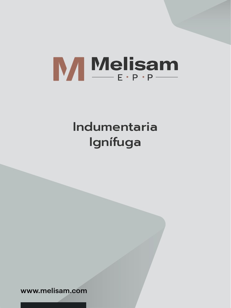 Catalogo Melisam EPP 20 07 22 Indumentaria Ignifuga | PDF | Ropa | Moda