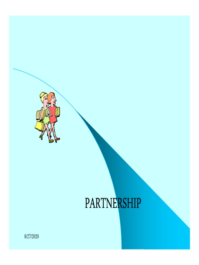 Lecture Notes 3 - Partnership Accounting | PDF | Partnership | Debits ...
