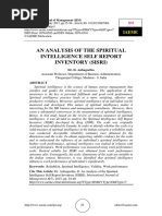 Scale For Spiritual Intelligence (SSI) : June 2013 | PDF | Psychology ...