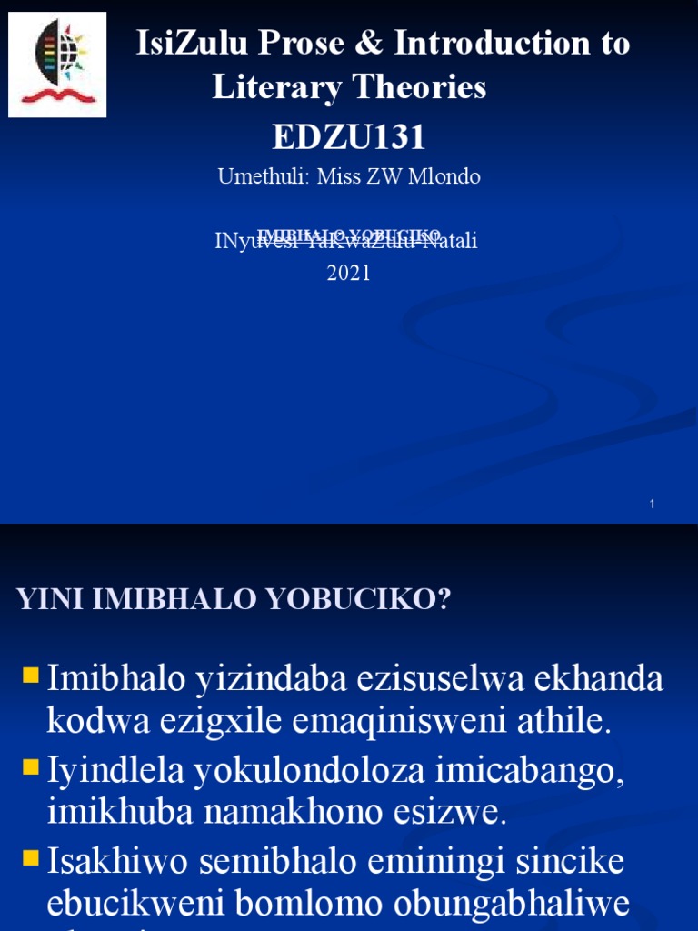 Imibhalo Yobuciko | PDF