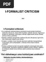 Isakhiwo Sendaba Emfushane: Ukuhlaziywa | PDF